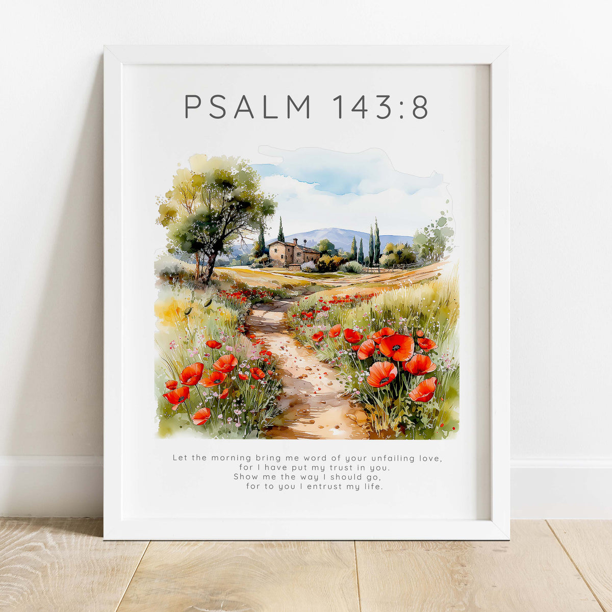 Introducing My Landscape-Themed Bible Verse Print: A Peaceful Blend of ...