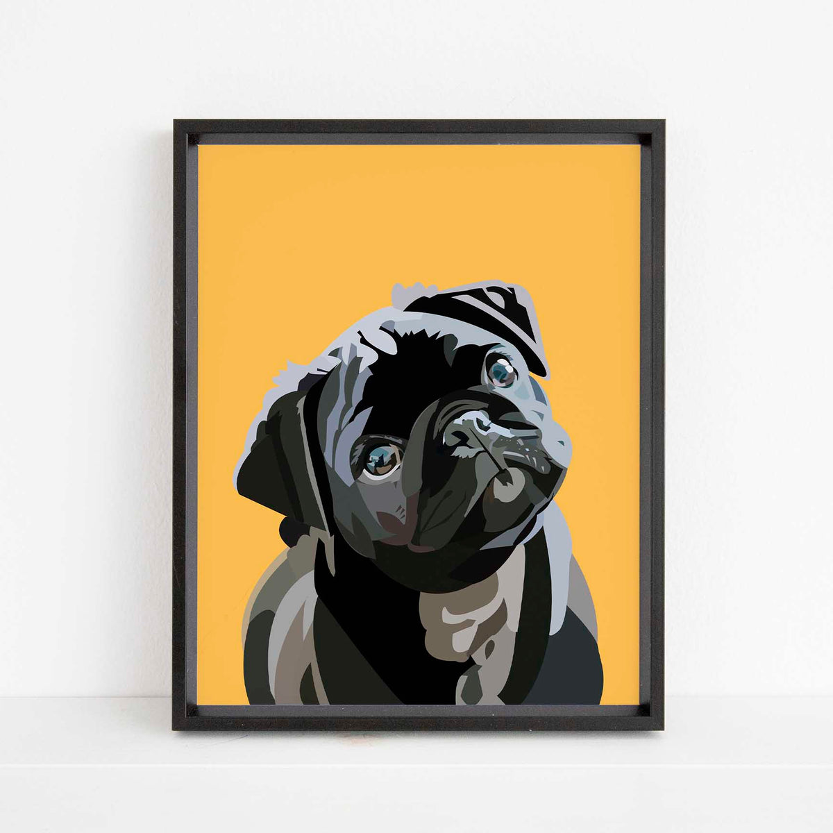 Pugs in Pixels: A Pop Art Pug Portrait Timelapse – Crafty Cow Design ...